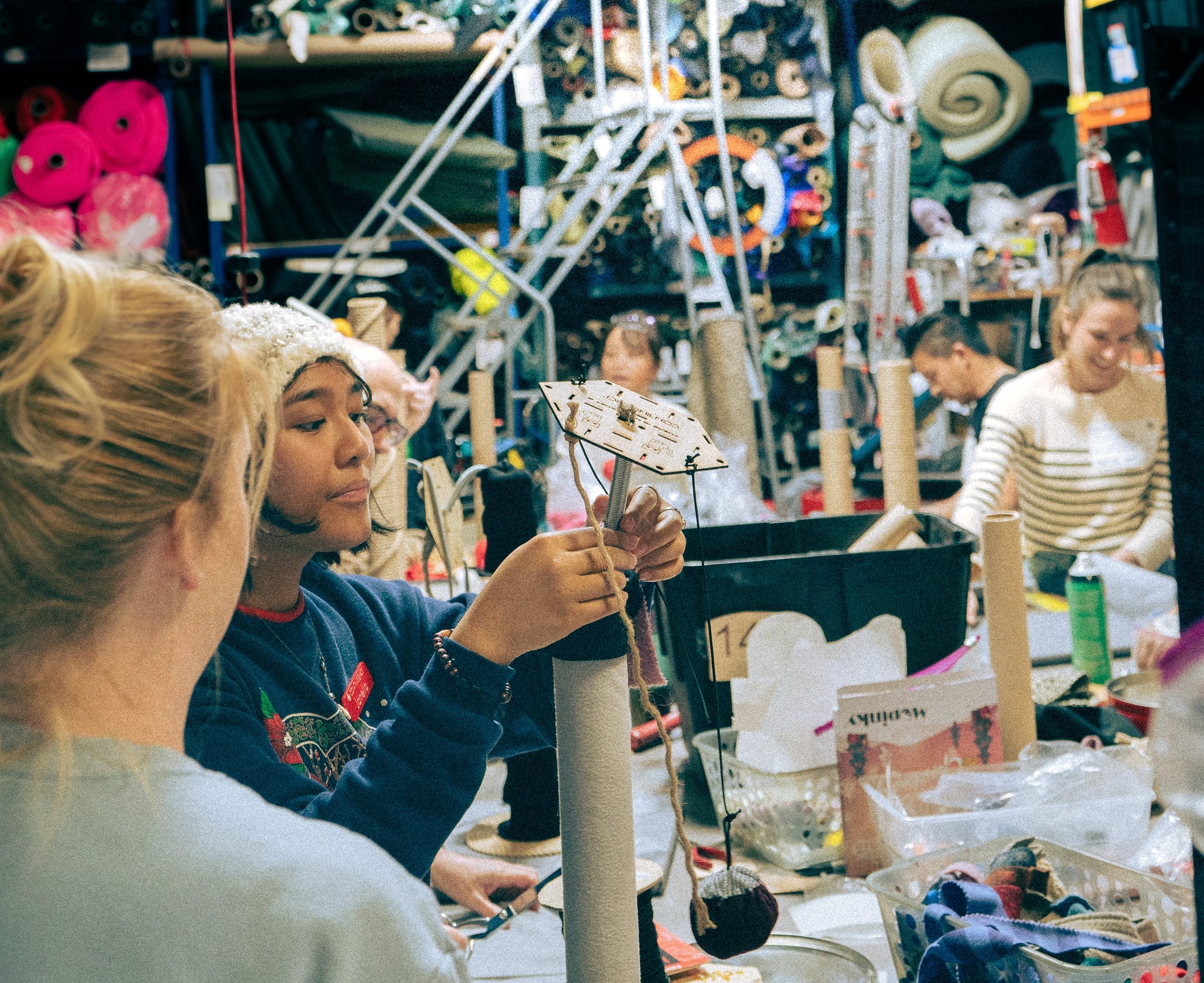 Contingenci® Hosts DIY Cat Tree Workshop: Turning Scraps into Sustaina
